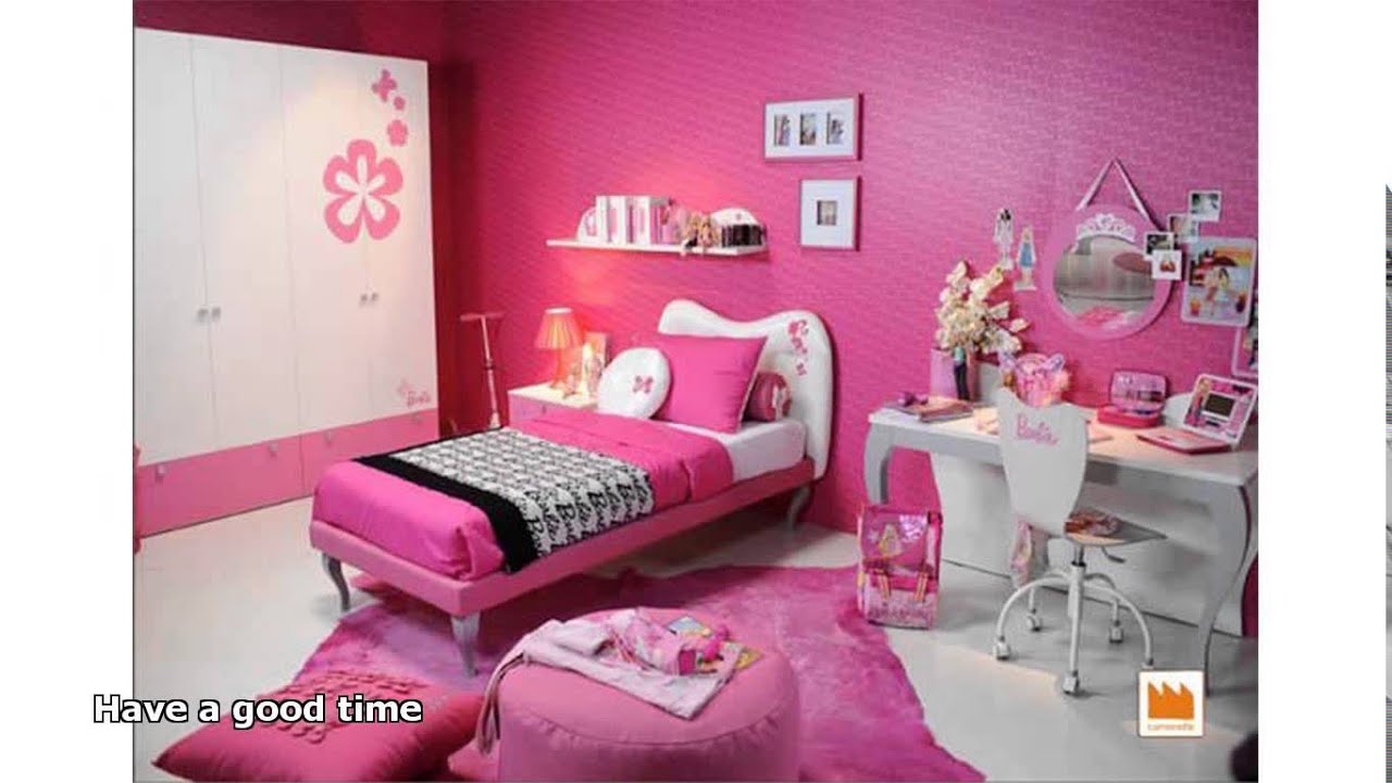 barbie bedroom decor - YouTube