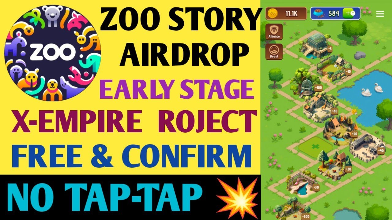 Zoo Airdrop Full Guide | Zoo Story Airdrop By X Empire Community | New ...