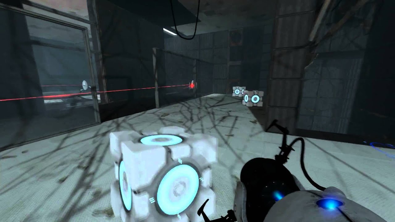 Portal 2 - First level with turrets (Chapter 2) - YouTube