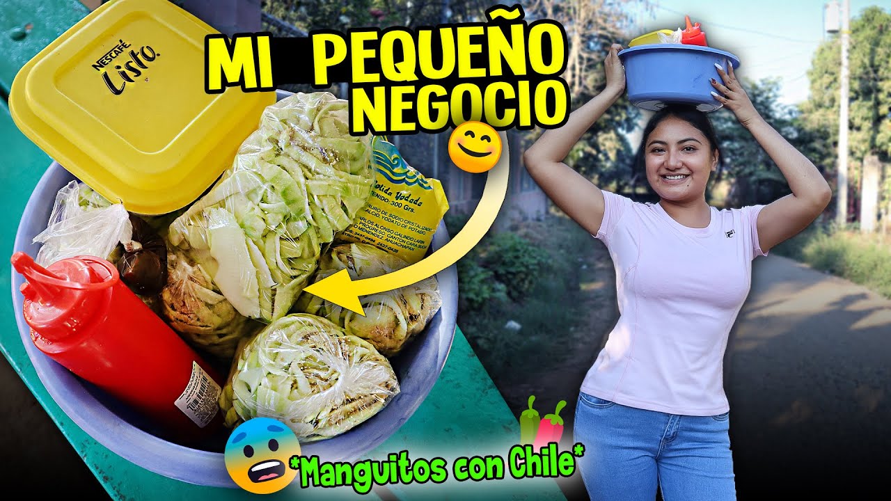 UN DIA VENDIENDO MANGO RALLADO EN LA CALLE - YouTube