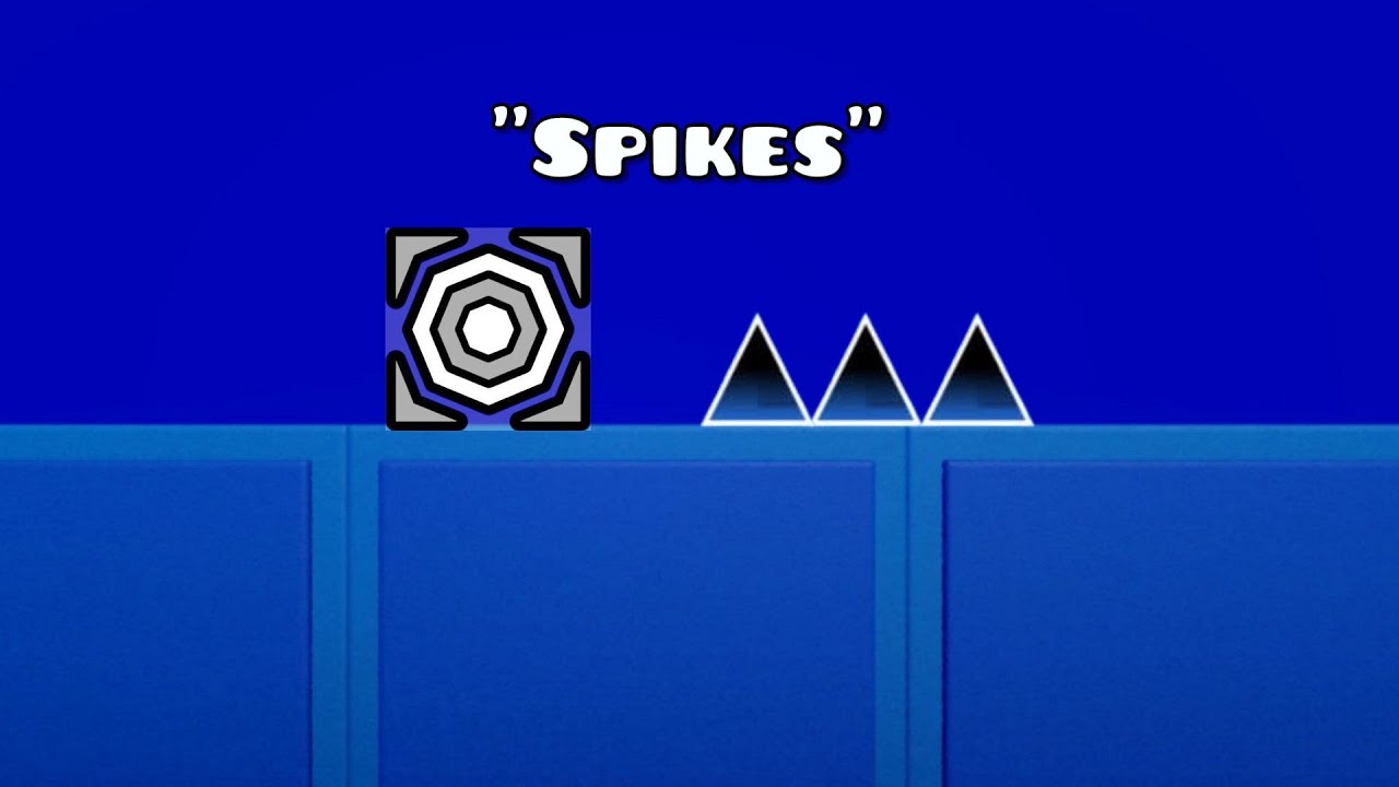 Geometry Dash but If I say "Spike" I restart my speedrun - YouTube