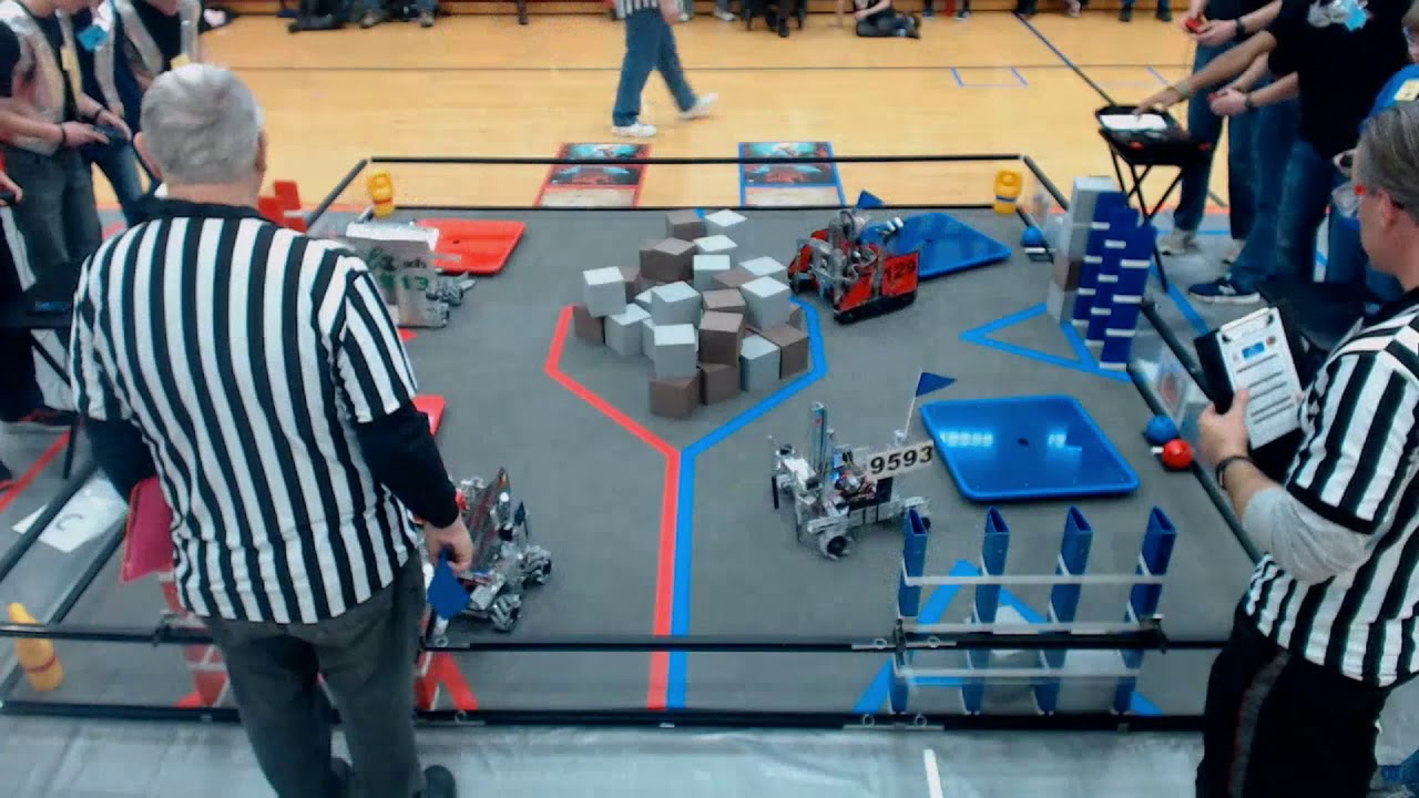 Relic Recovery S IL Meet 3 Match #10 - Robo Raiders FTC 7129 - YouTube