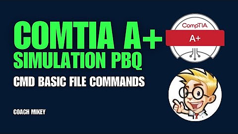 CompTIA A+ 220-1101/2 Performance Based Questions - YouTube