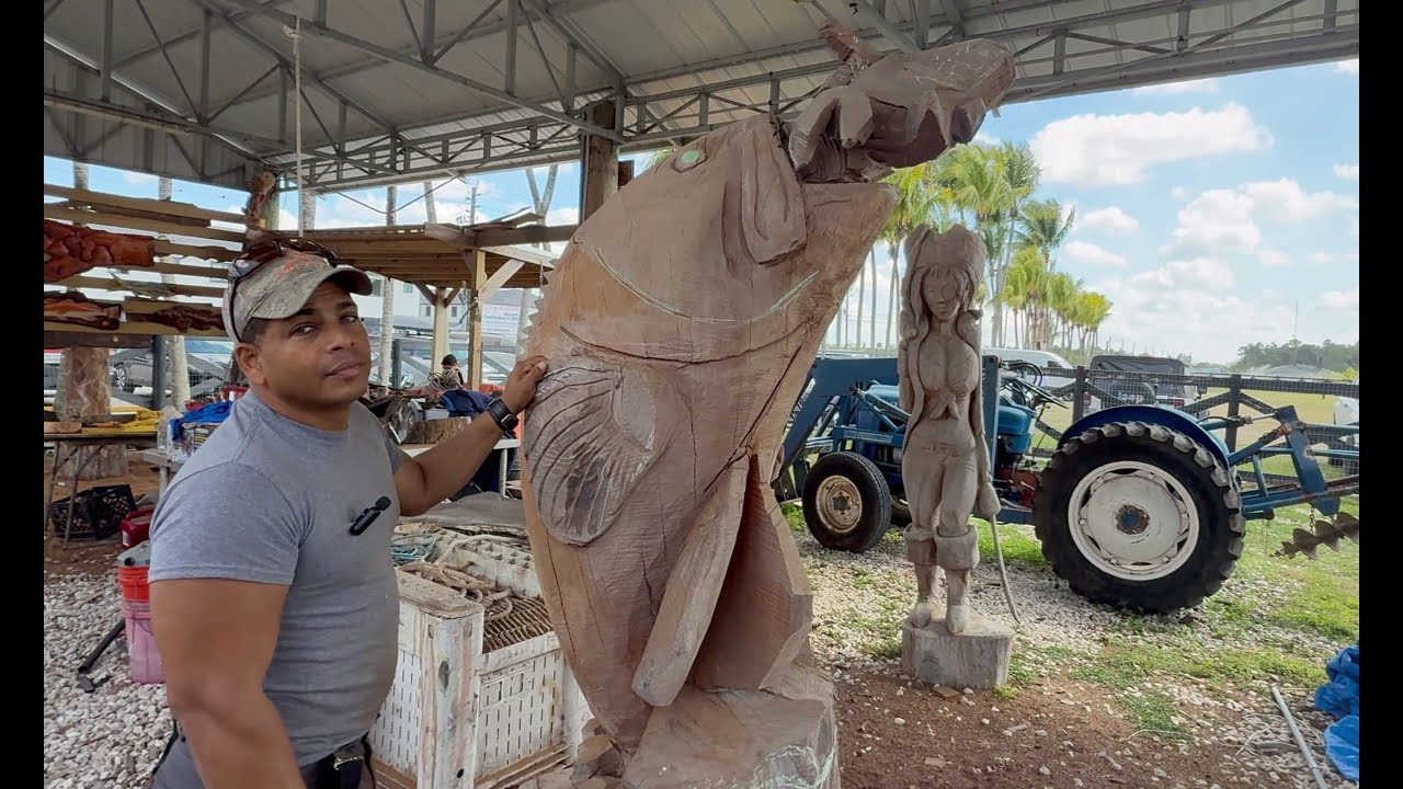 BIG Carvings: Realistic vs Cartoony with Chainsaw Artist Sean Callender ...