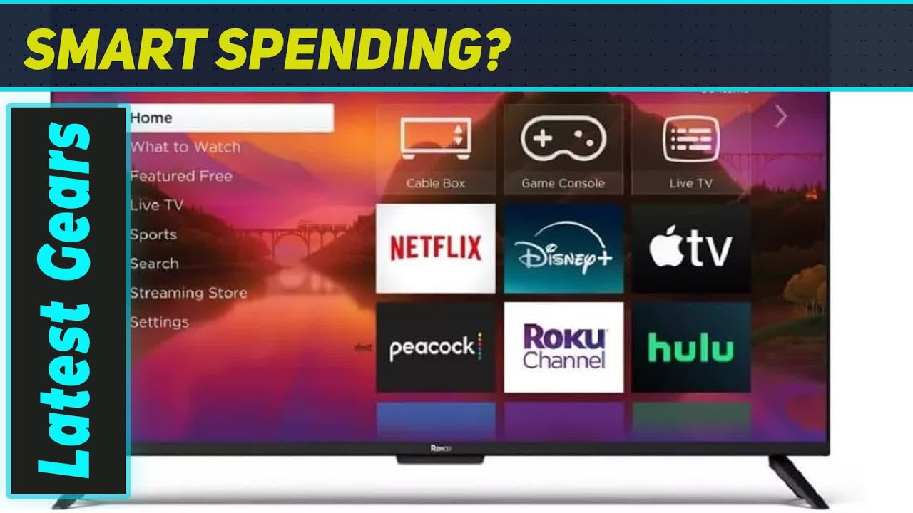 Roku 43" Select Series 4K HDR Smart TV: Simply Brilliant Streaming ...