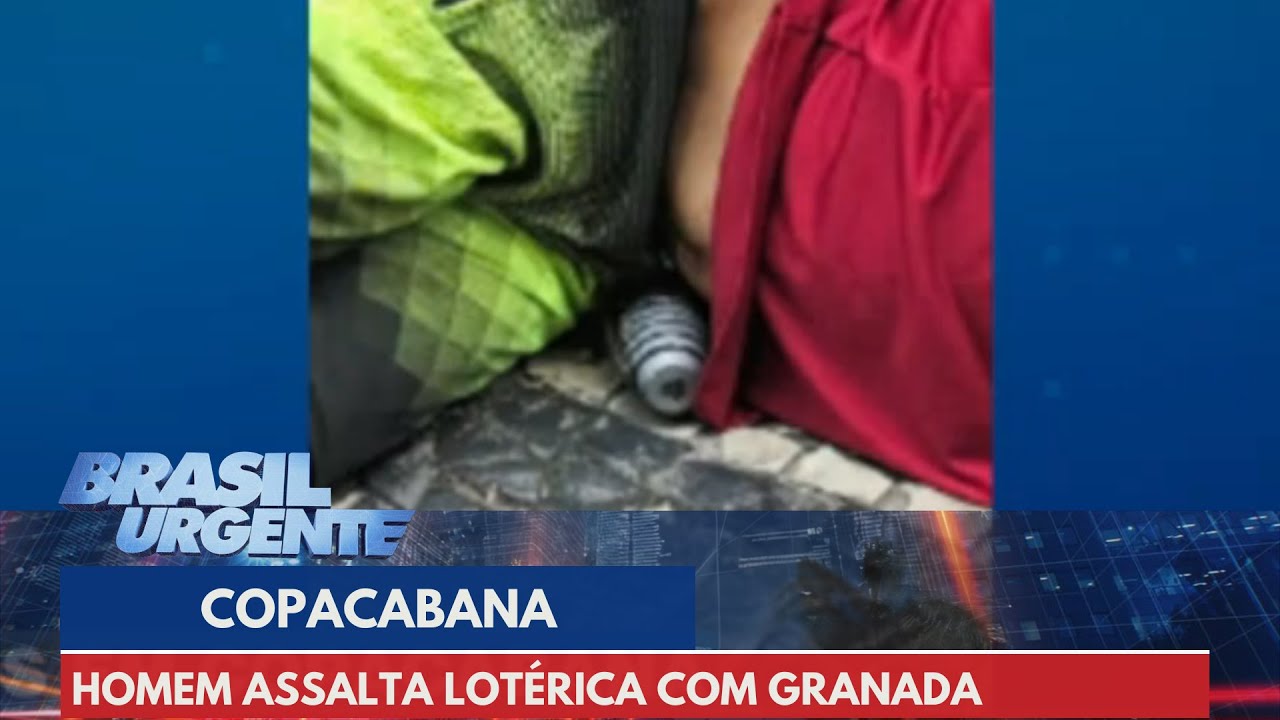 Tiros em Copacabana: Homem assalta lotérica com granada | Brasil ...