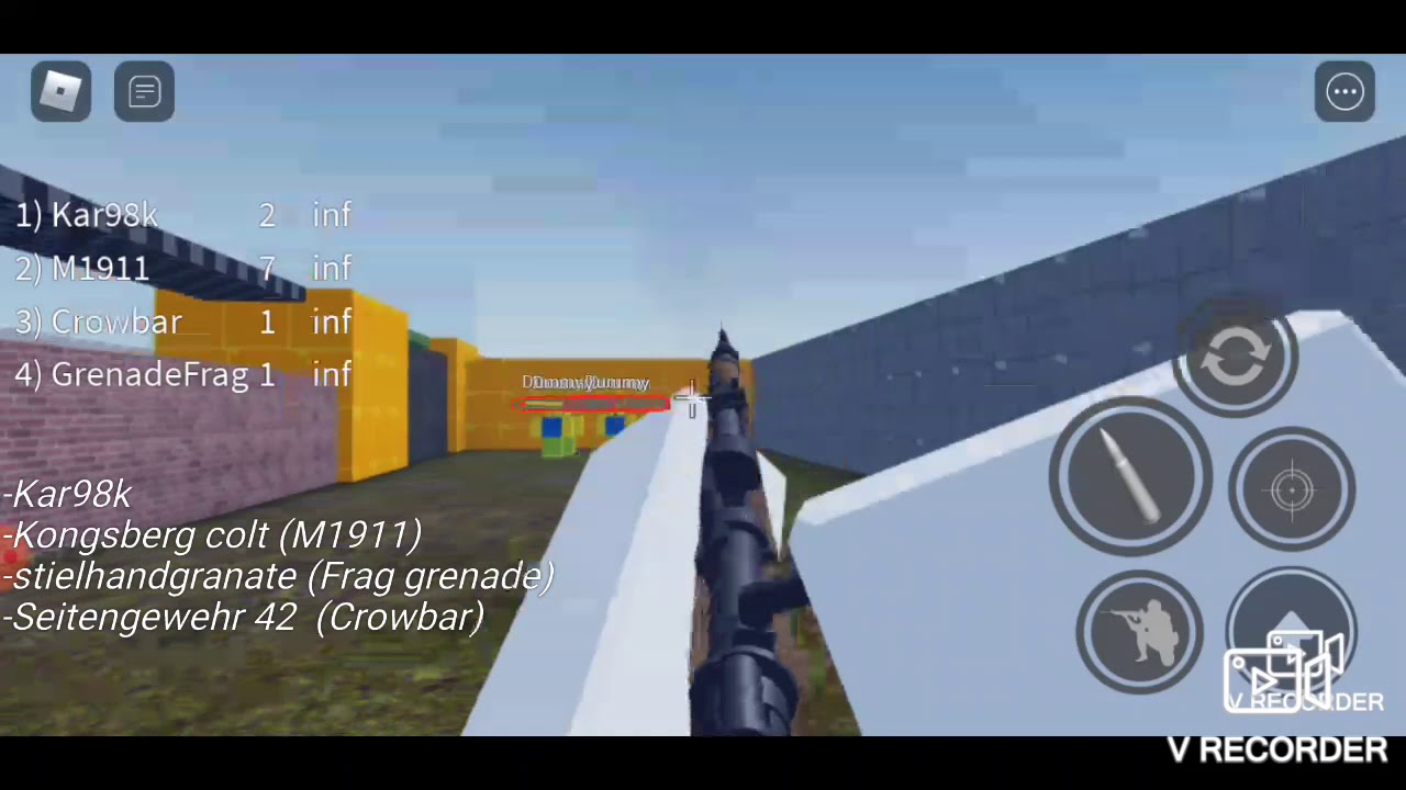 Standard Wehrmacht Soldat Setup | Gun Testing Roblox | - YouTube