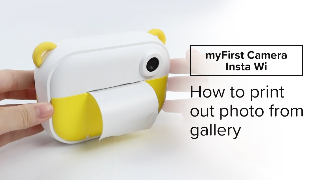 Camera Insta Wi Quick Guide! How to Print Photos from myFirst Camera ...