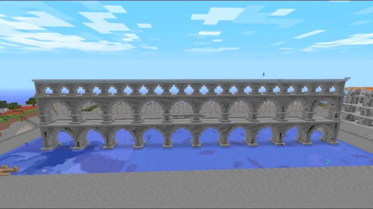 Minecraft Timelapse - Aqueduct - YouTube