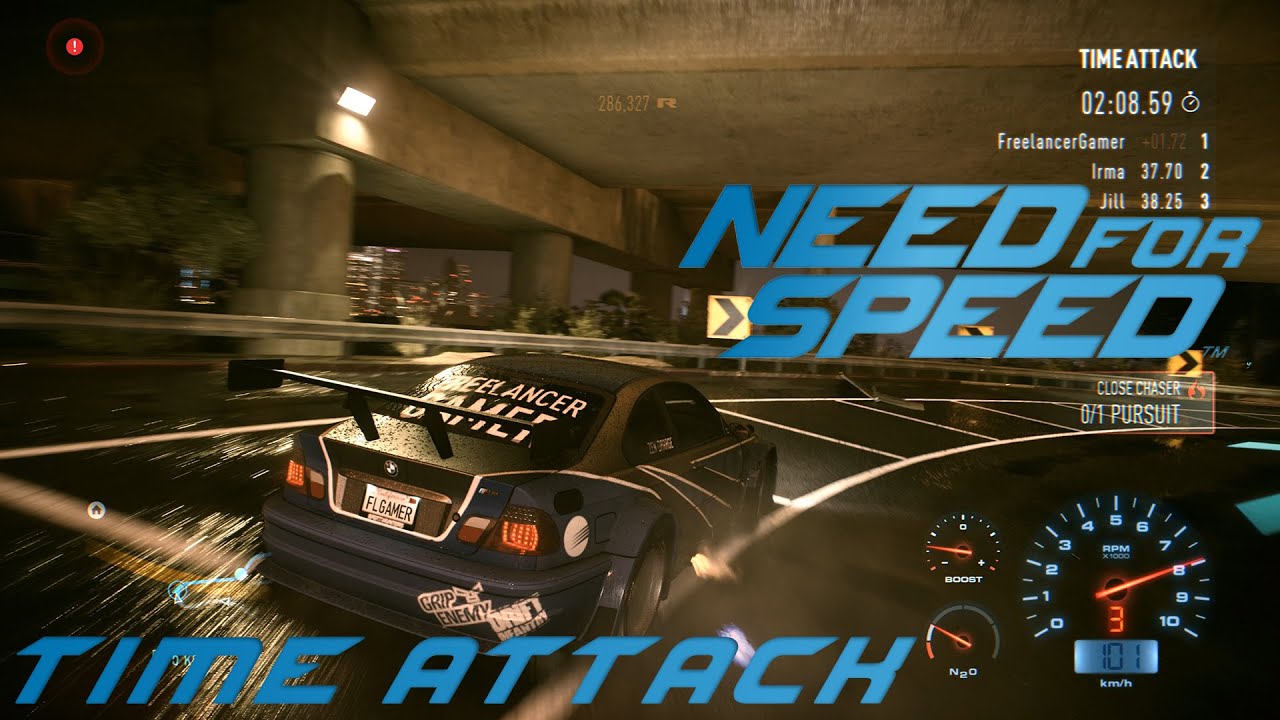 Need For Speed 2015 Gameplay Time Attack Once You Go Fast Freelancer ...