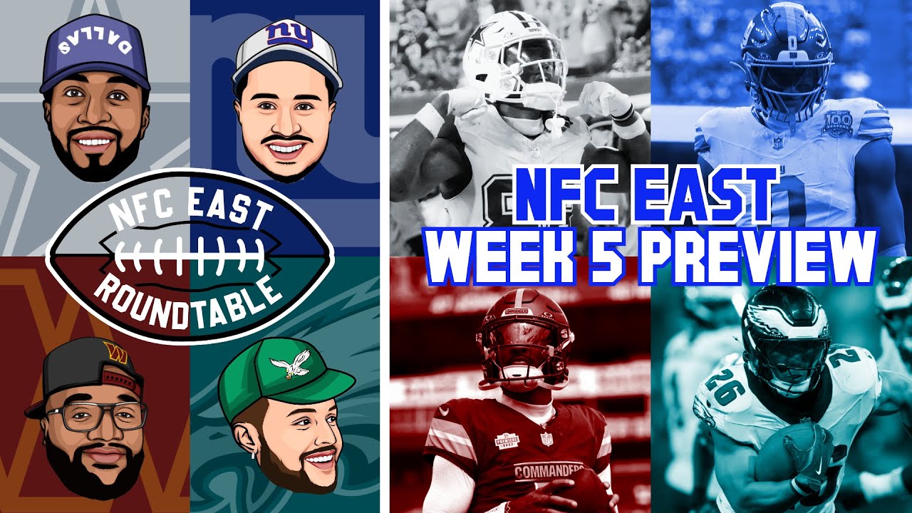 NFC East Roundtable | NFL Week 5 Preview - YouTube