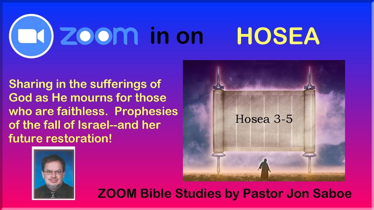 Hosea 3-5: Prophesy of Israel's last 2000 years; judgement on Israel ...