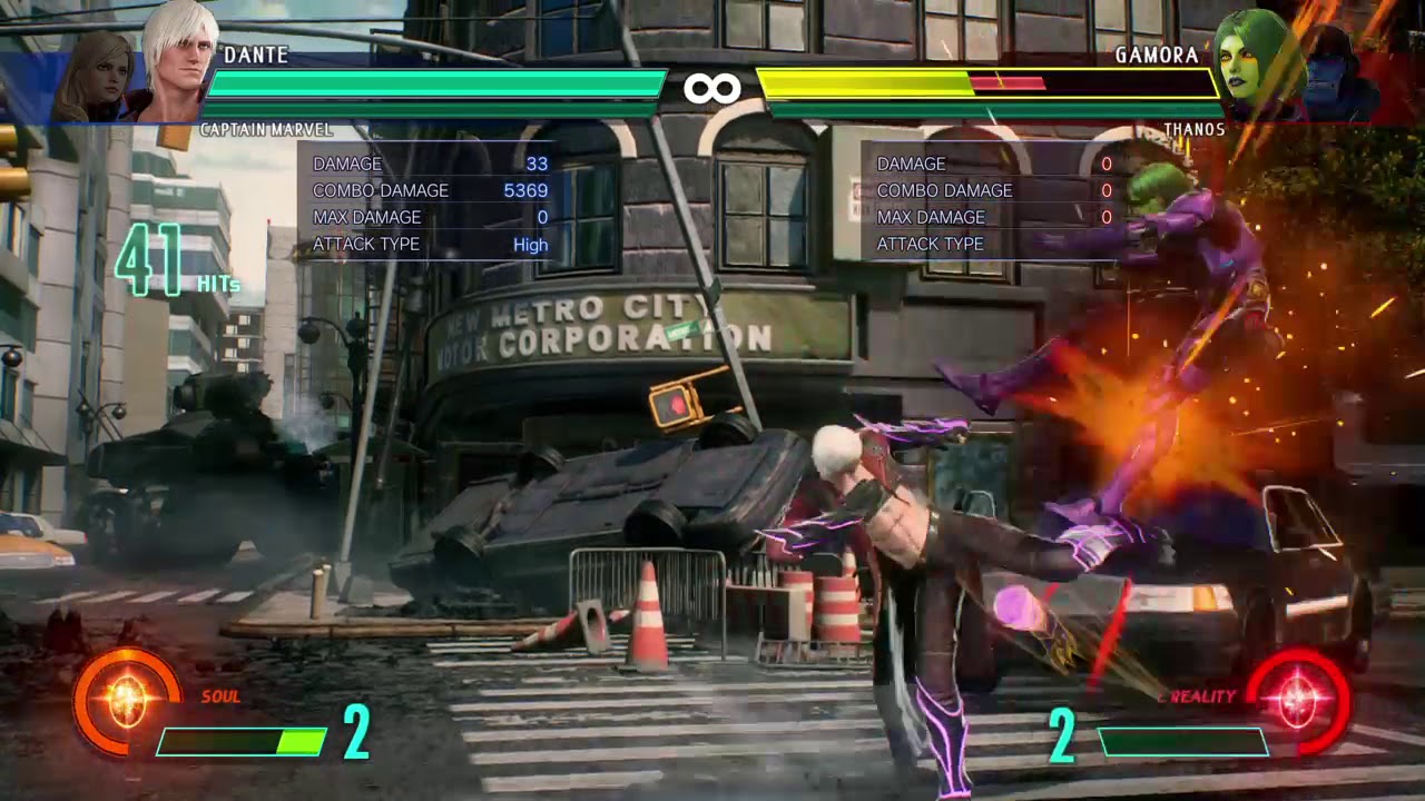 MARVEL VS. CAPCOM: INFINITE Dante bnb - YouTube
