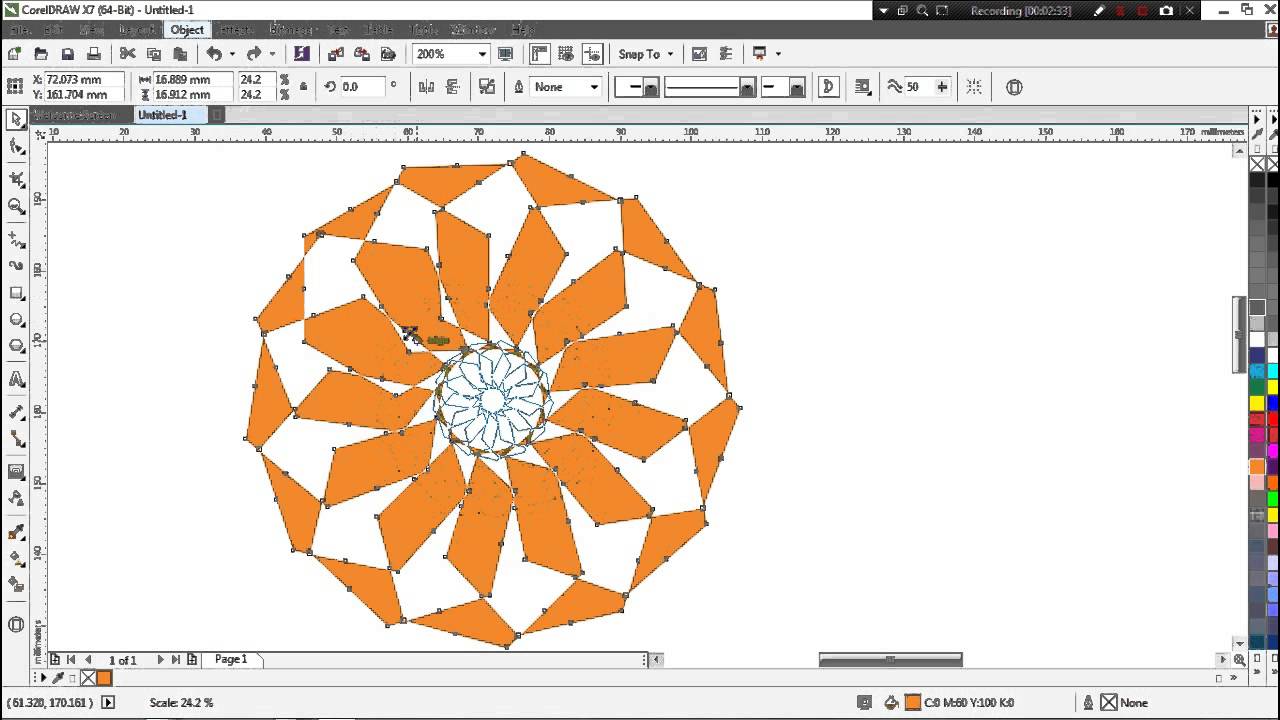 Tutorial Membuat Shape Ornament dengan CorelDraw - YouTube