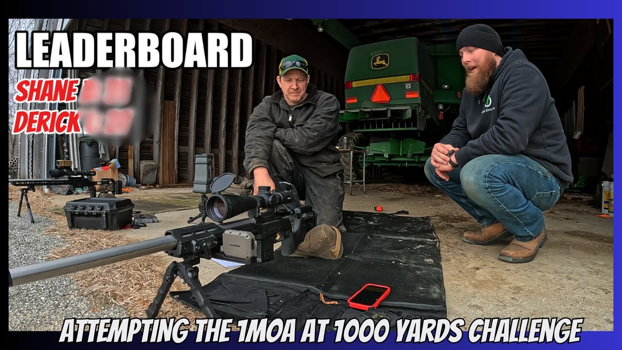 1MOA at 1000 YARDS Challenge // 308win and 6GT - YouTube