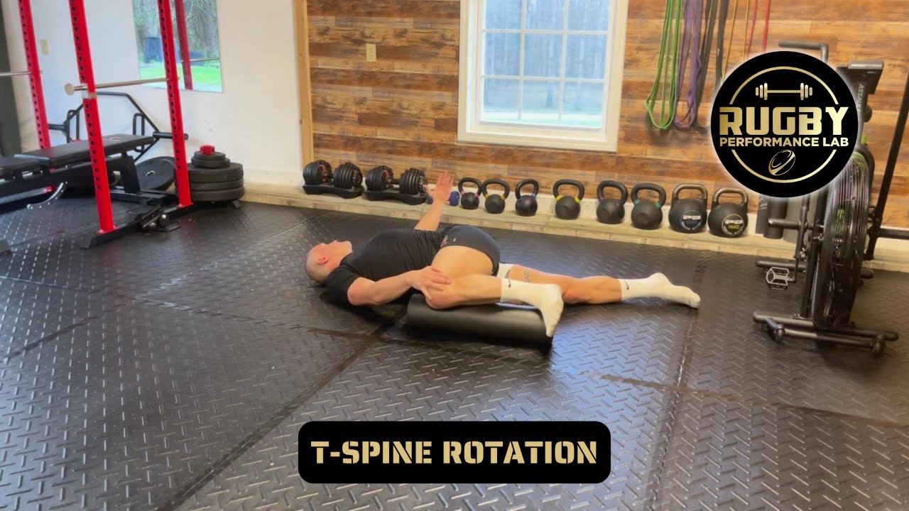 T-Spine Rotation - Exercise Library #fitness - YouTube