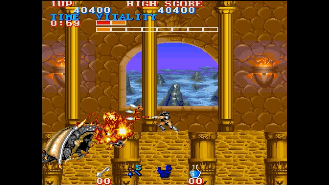 Black Tiger Arcade Game