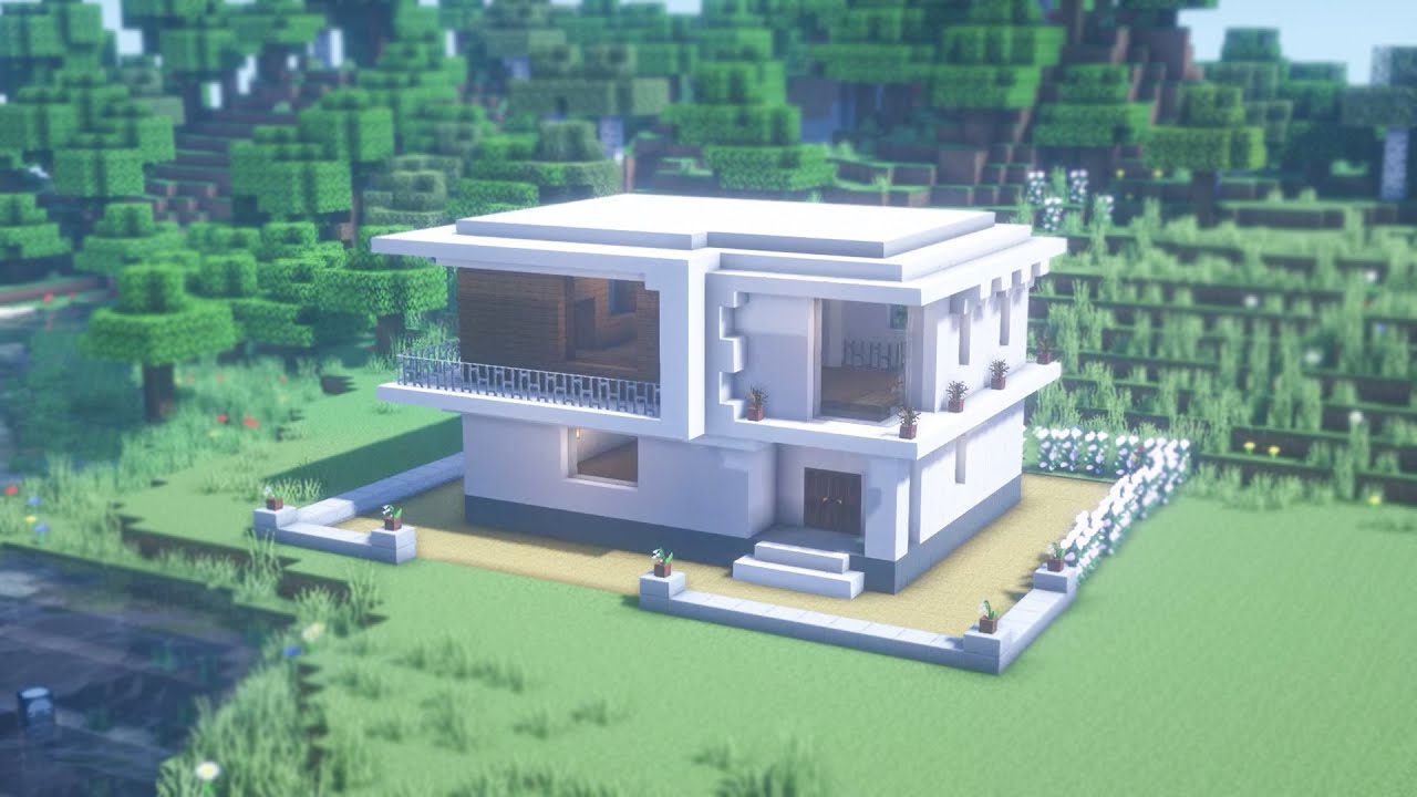 BEAUTIFUL HOUSE IN MINECRAFT, BUILT BY NOOB #4 - YouTube