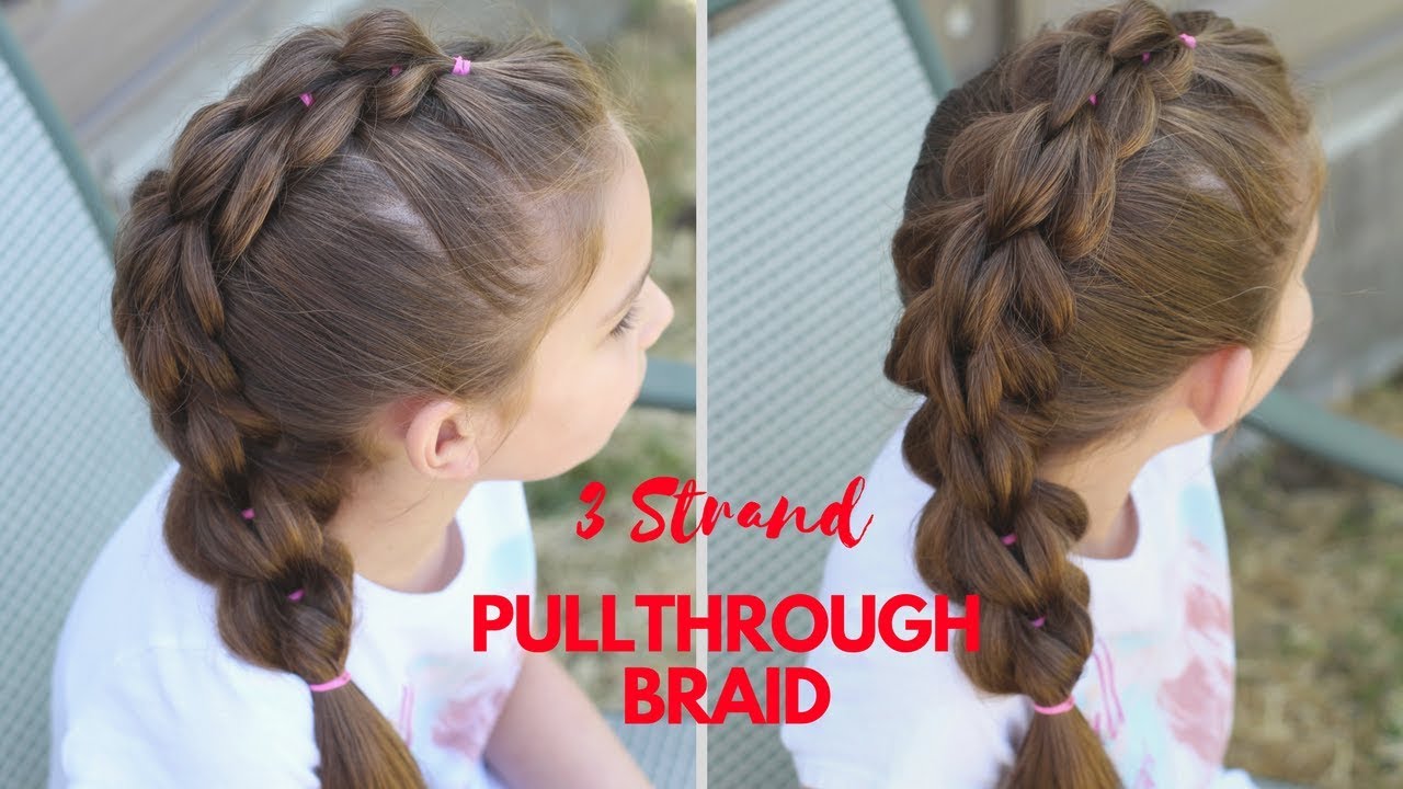 The 3 Strand Pull Through Braid - YouTube