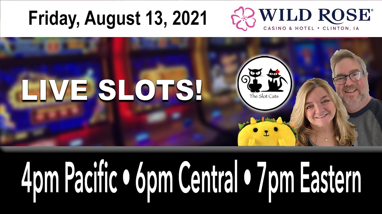 LIVE SLOT PLAY from WILD ROSE CLINTON! - YouTube