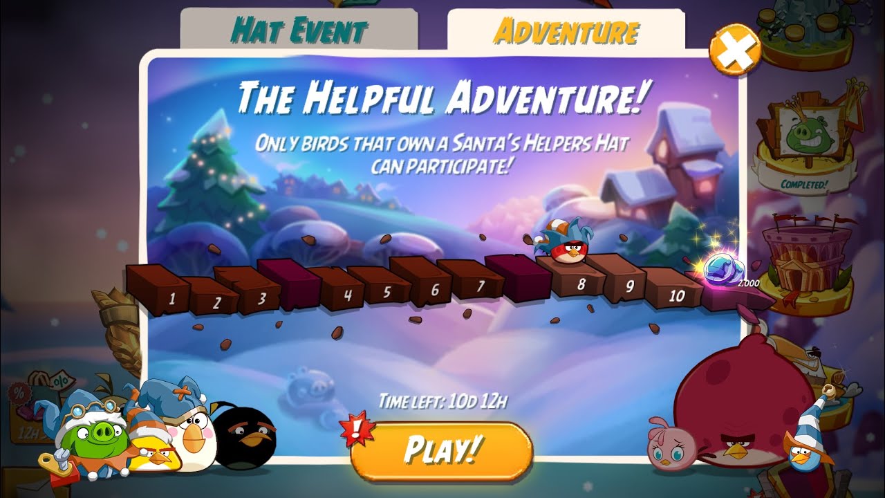 The Helper Adventure - Level 8 with 5 Birds (Red,Blues,Chuck,Matilda ...