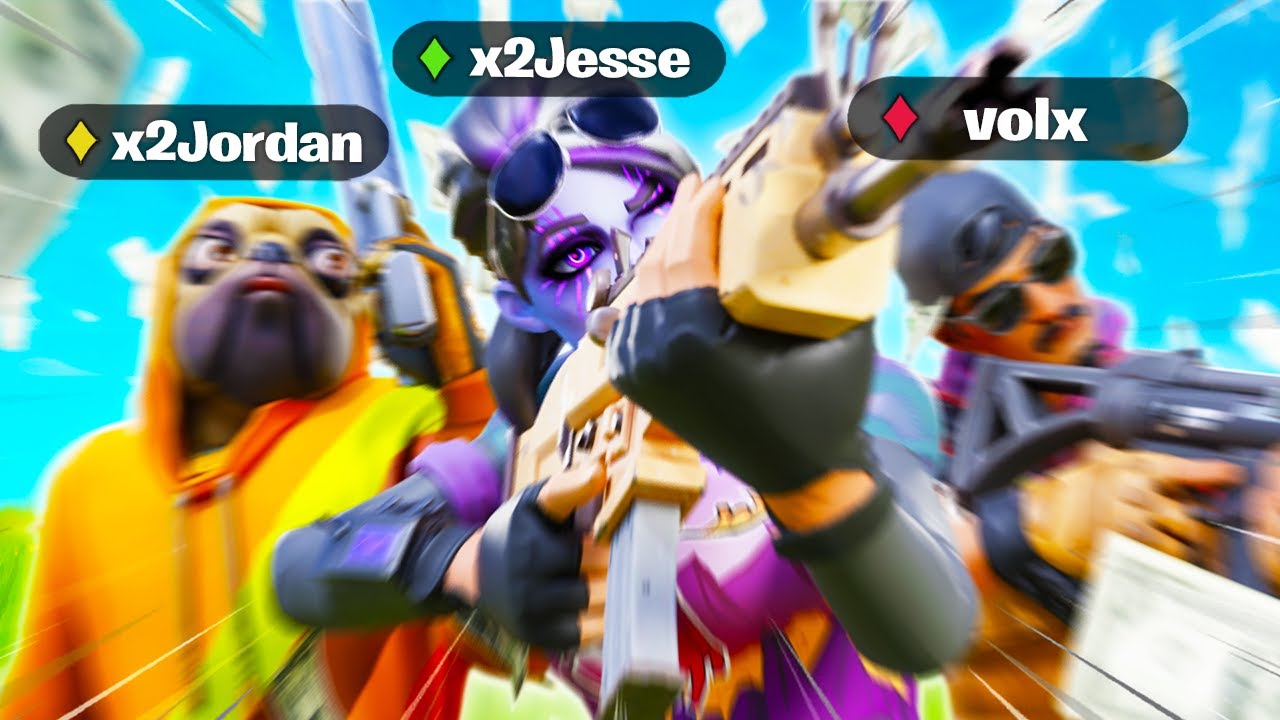 1ST PLACE in a Custom Trios Tournament (Fortnite) - YouTube