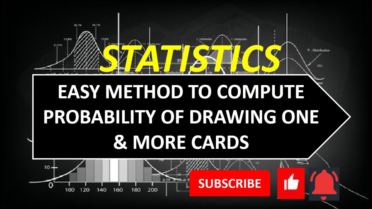 The simplest method to compute probability when one or more cards are ...
