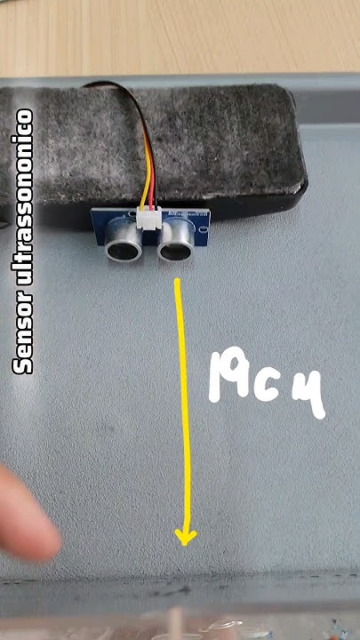 mostrando um sensor de distância ultrassononico com o Microbit #maker #projeto #arduino # ...