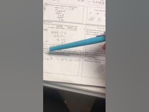 Week 2 math homework - YouTube