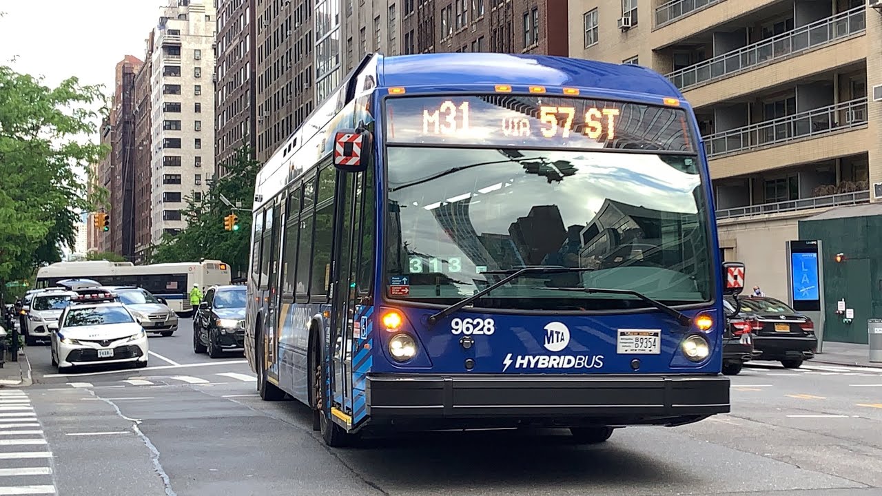 MTA Bus | 2021 NOVA LFS HEV On The M31 @ E 57th Street & 2nd Avenue ...