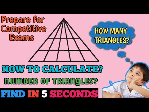 How to find number of Triangles? #tricktofindnumberoftriangles # ...