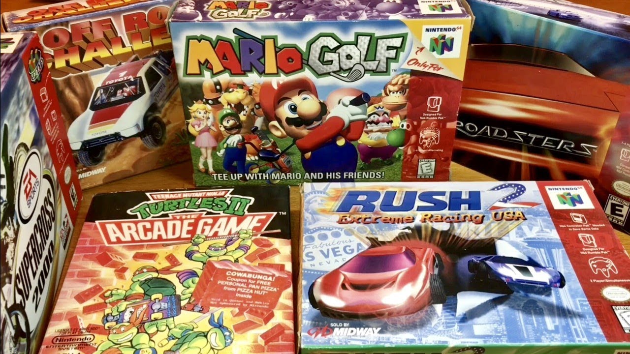 COMPLETE N64 COLLECTION #20! Rare Registration Cards, Original Bags ...