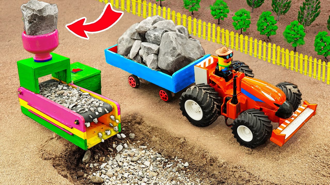 Top diy tractor making mini Delicious Ice Cream Store | DIY mini Fruits ...