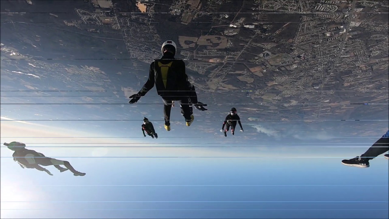 Angle Jumps @ Skydive Cross Keys - YouTube