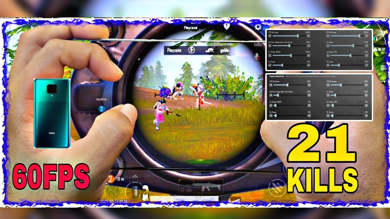 60fps🆕 poco M2 pro test Bgmi POCO M2 PRO BEST SENSITIVITY POCO M2 PRO ...