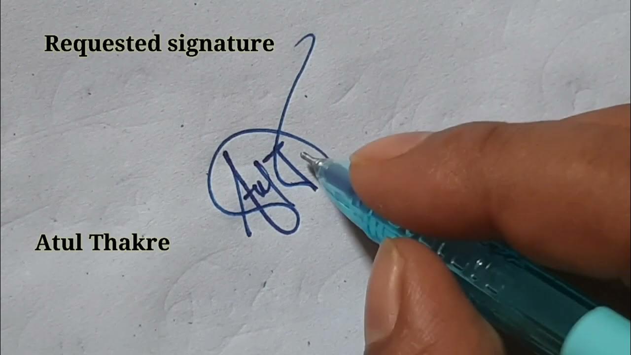Sign your name |How to signature your name | Design your name | Cursive ...