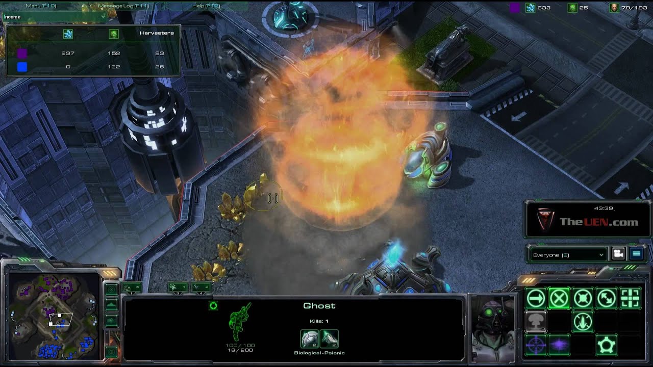 StarCraft 2 Terran Ghost Nuking Nuke Strategy - YouTube