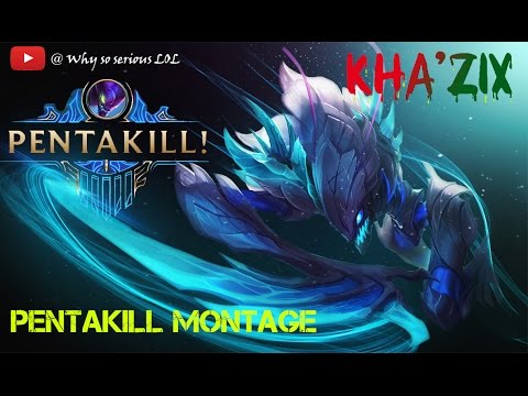 Kha’zix pentakill montage | Kha’zix double jump highlights | Kha’zix ...