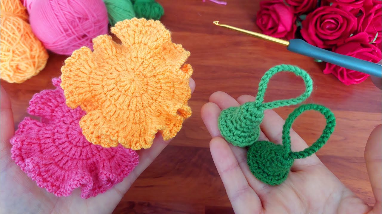 3D Crochet: Create Stunning Keychains with Ease! 🌸💖 Perfect for Gifting ...