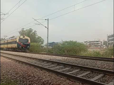 new memu train between daulatpur chowk to ambala cantt runs daily fast and best train ever - YouTube