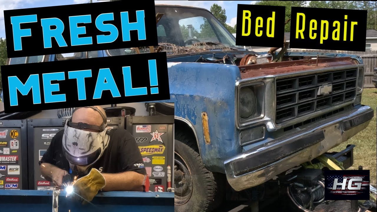 We start the RUST REPAIR on Huckleberry! 1978 K5 build Part 2 - YouTube