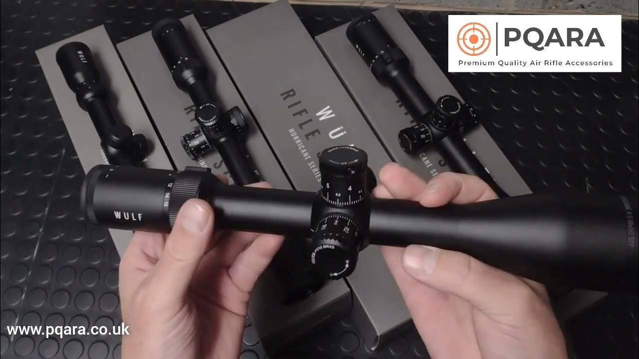 WULF Optics - Hurricane, Fireball & Lightning Air Rifle Scopes - PQARA first look... - YouTube