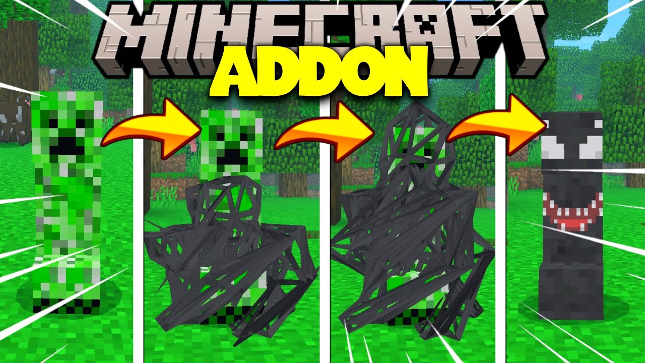 NOVO ADDON DO SYMBIOTE INCRÍVEL PARA MINECRAFT PE 1.21! (MINECRAFT ...