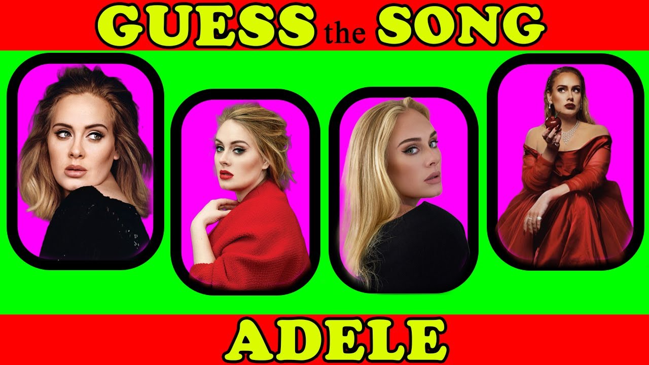 Guess the Adele songs in 5 second | song quiz | guess the song - YouTube