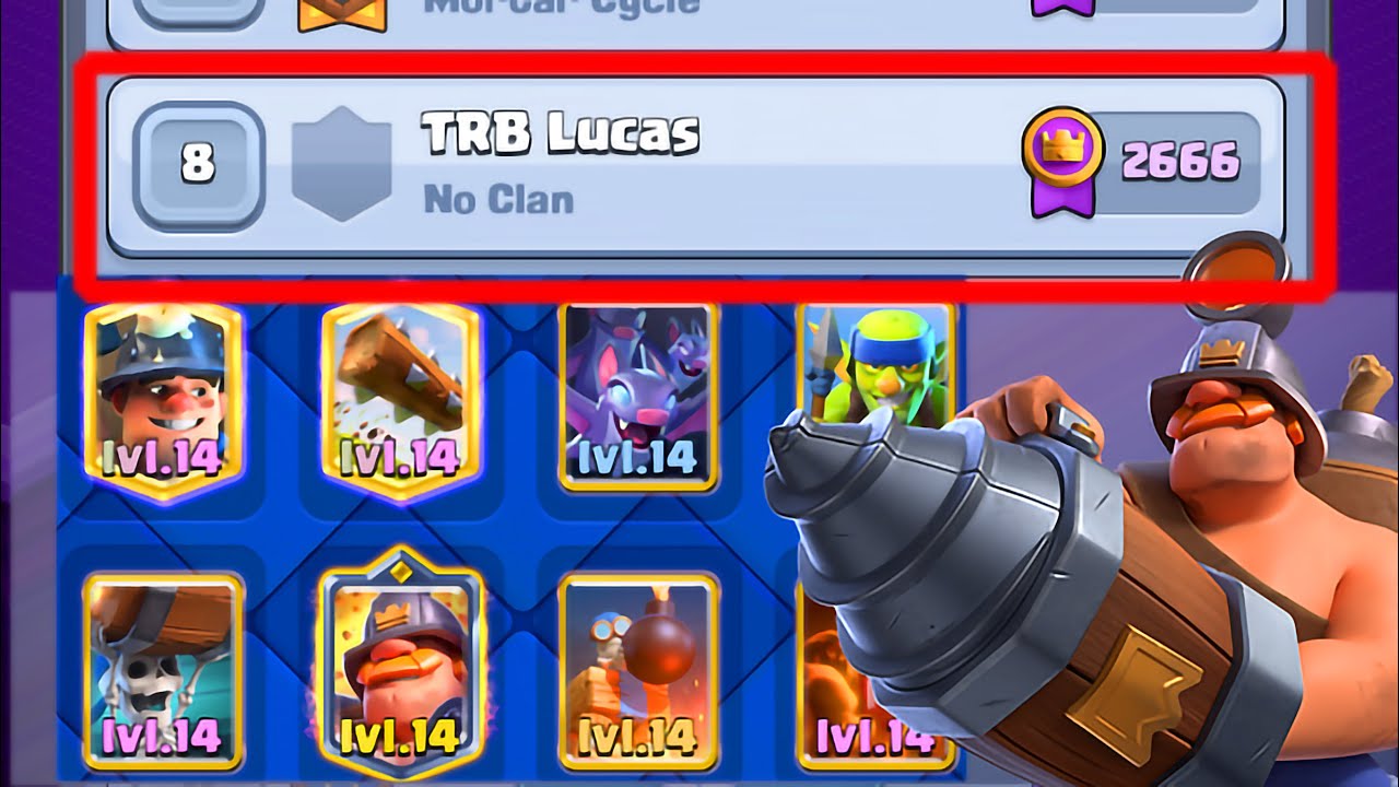 TRB Lucas Clash Royale Miner Wall breakers Mighty Miner - YouTube