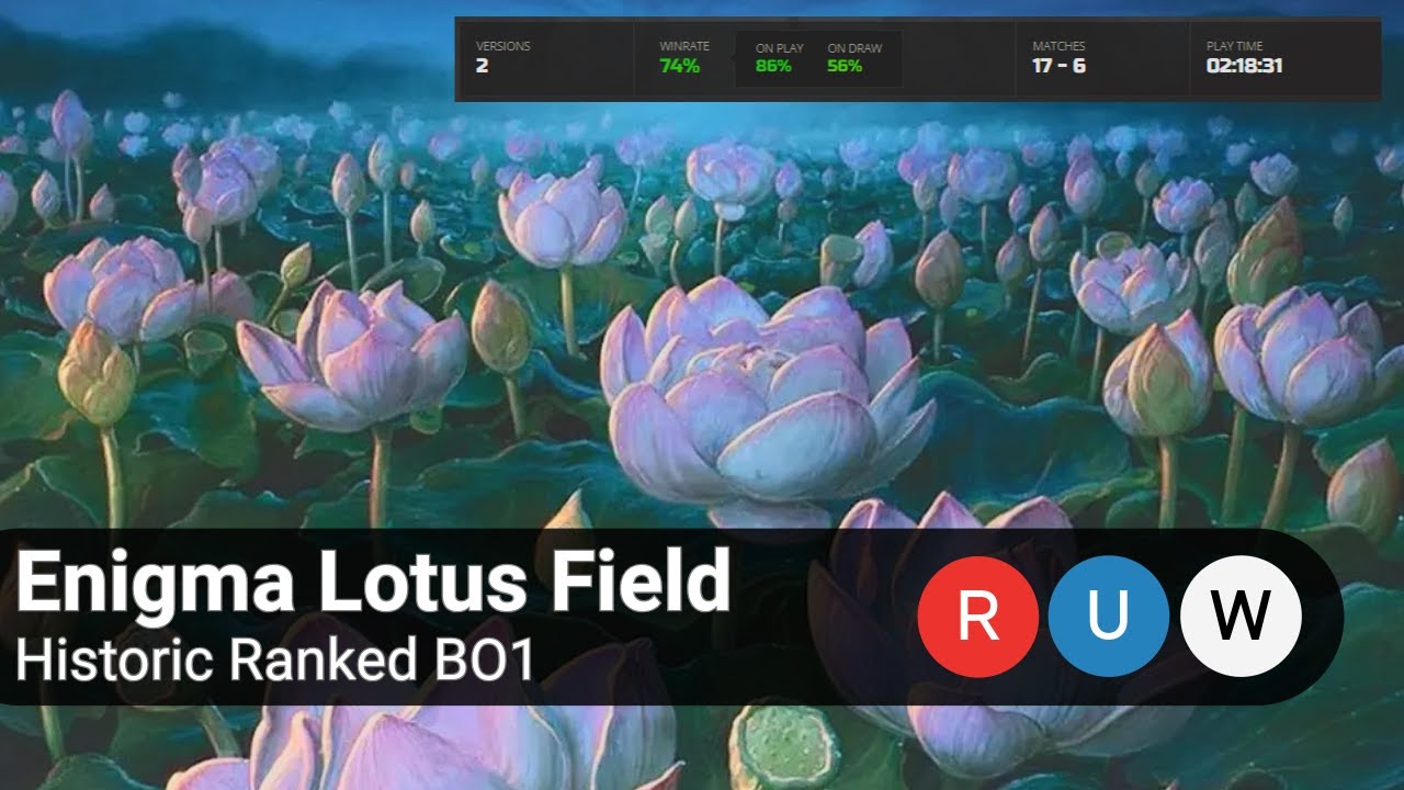 Hitting Mythic with The Enigma Jewel and Lotus Field MTGA Historic BO1 ...