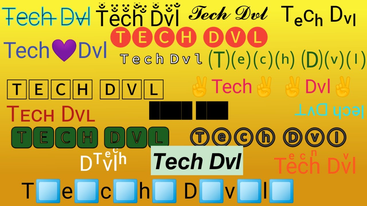 Create Designed Text For Free. - YouTube