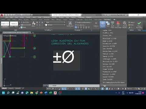Poner Simbolos en AutoCAD - YouTube