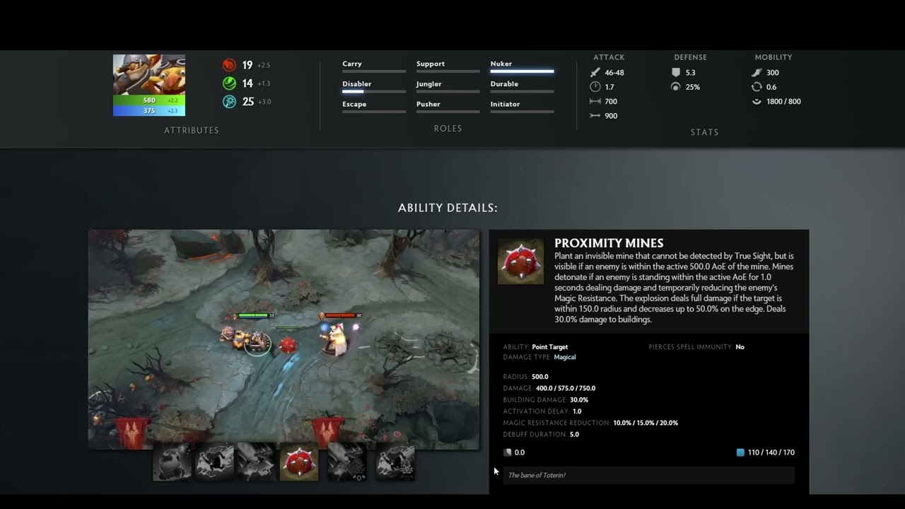 techies dota 2 7 31 proximity mines - YouTube