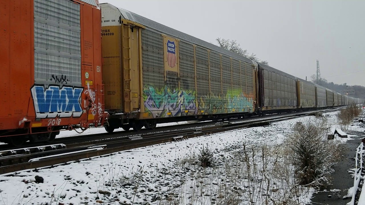 Csx Q277,with the seaboard system sticker ES40DC,Brunswick, md - YouTube
